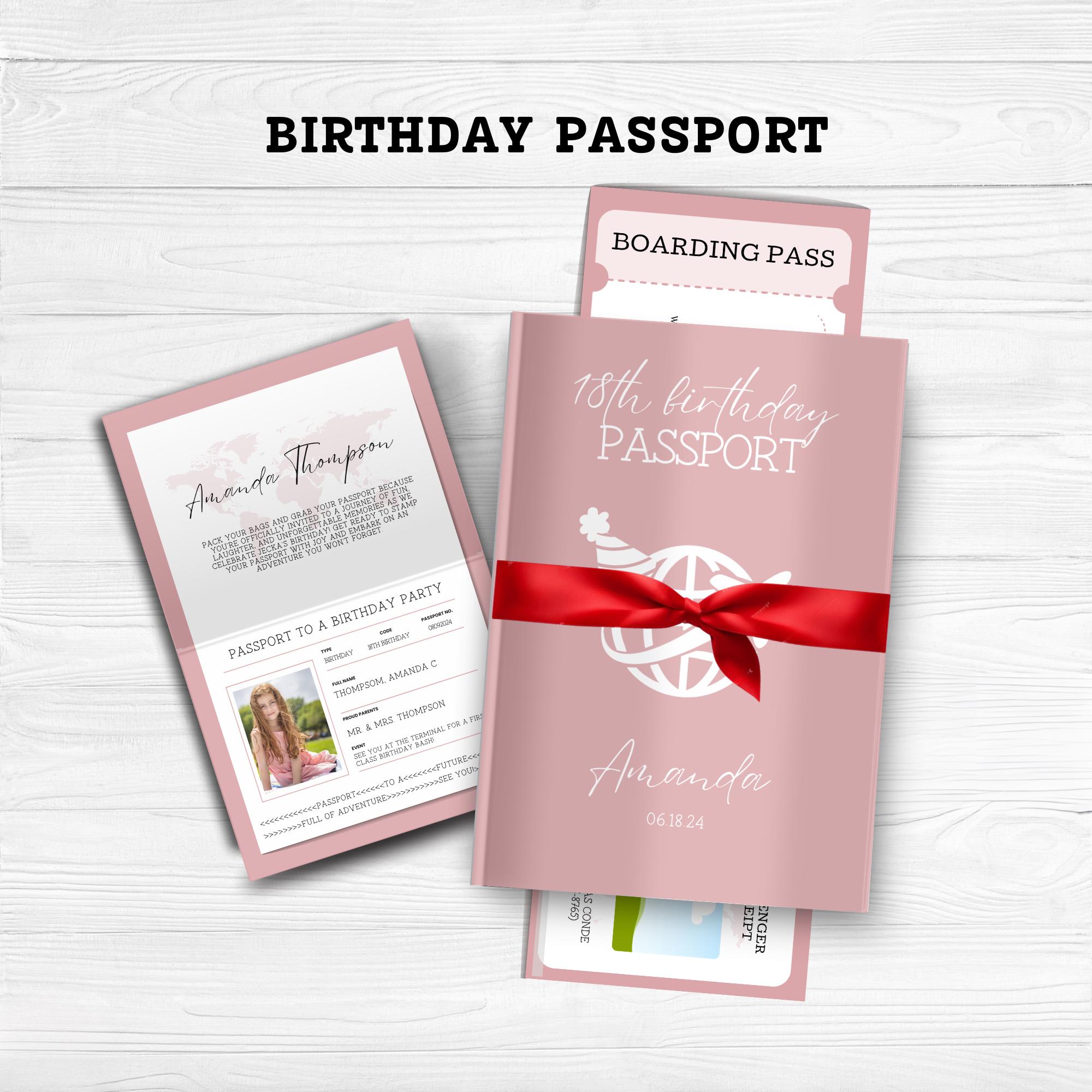 Passport Invitation Template Destination Template Boarding Pass ...