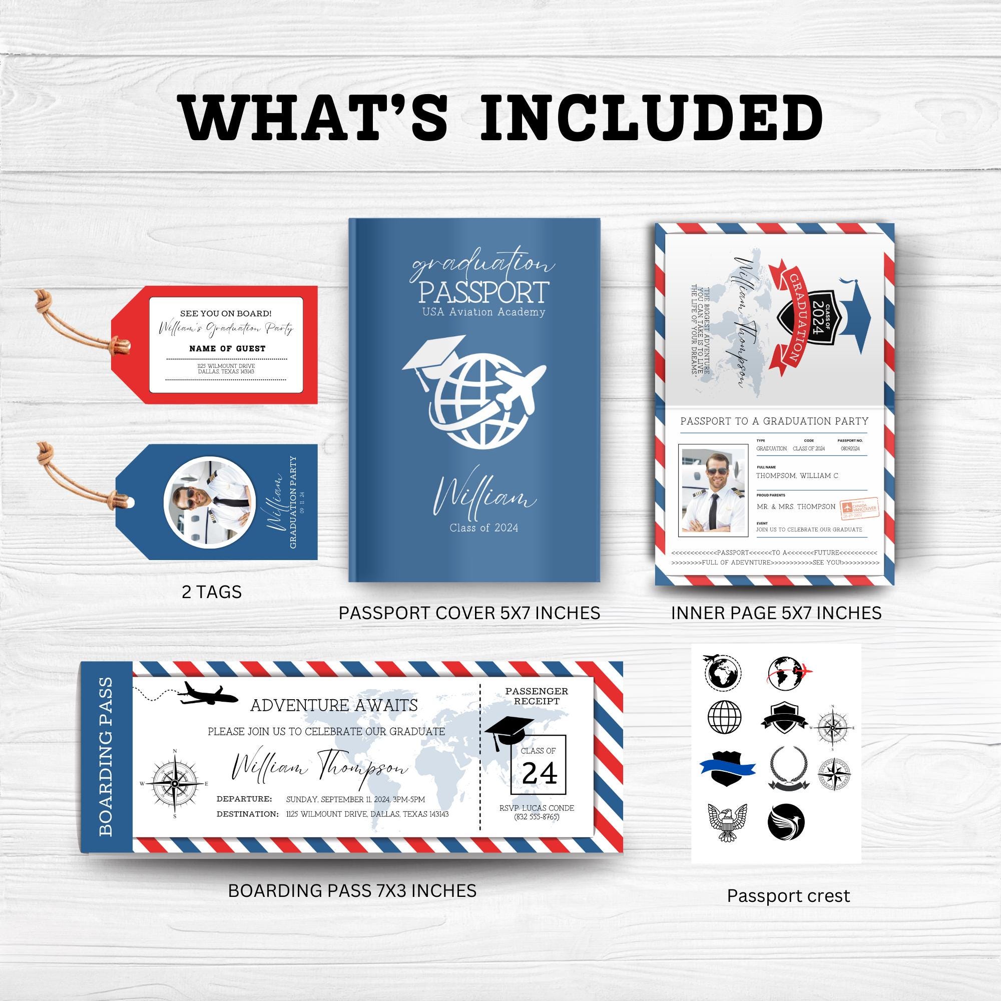 Passport Invitation Template Destination Template Boarding Pass ...