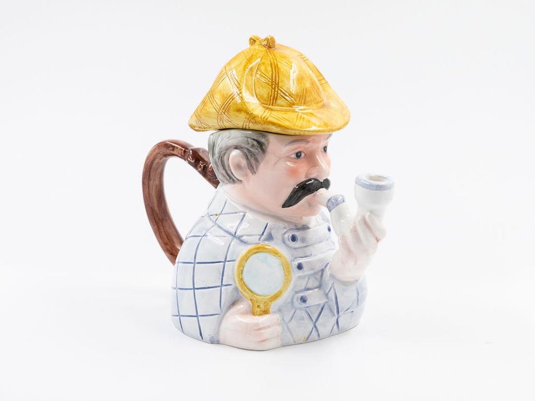 Vintage Sherlock Holmes Teapot, Tea Time Legends 1990, 32-ounce Teapot ...