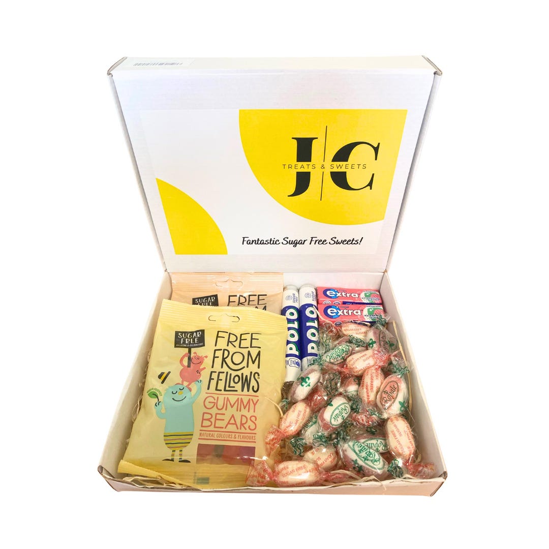 Sugar Free Diabetic Gift Box Including Zero Sugar Treats Bundled With ...