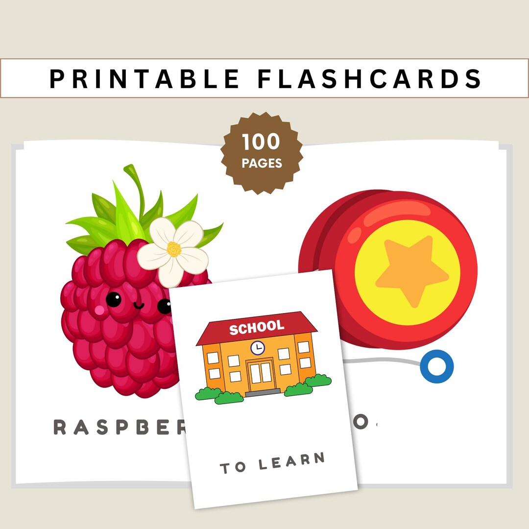 Printable Flashcards | Toddler Flash Card | Teaching Resources ...