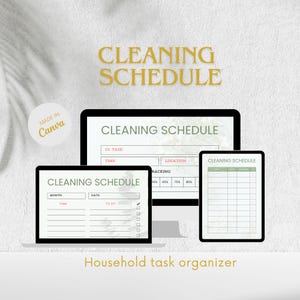 Cleaning Schedule | Weekly Cleaning List | Deep Cleaning ...
