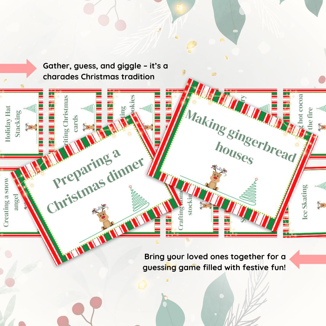 Christmas Charades Christmas Game Christmas Party Christmas Printable ...