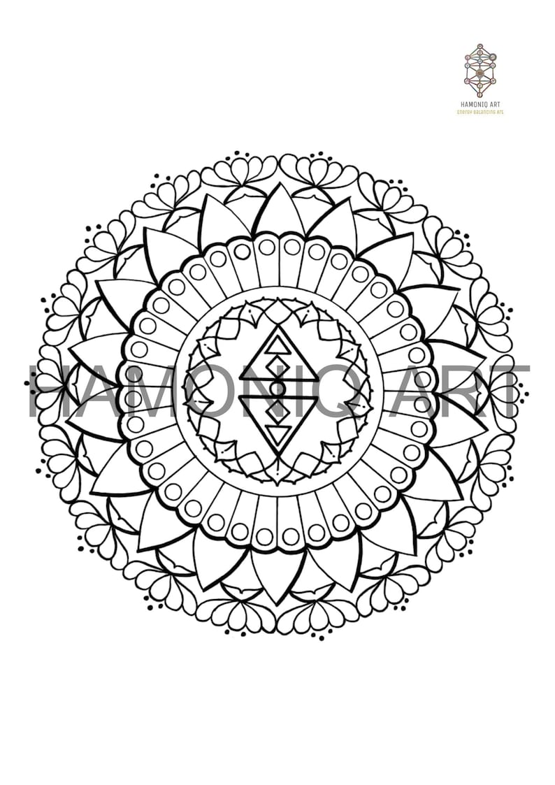 22 Unique Mandala Coloring Pages for Mindfulness. Energy Boosting ...