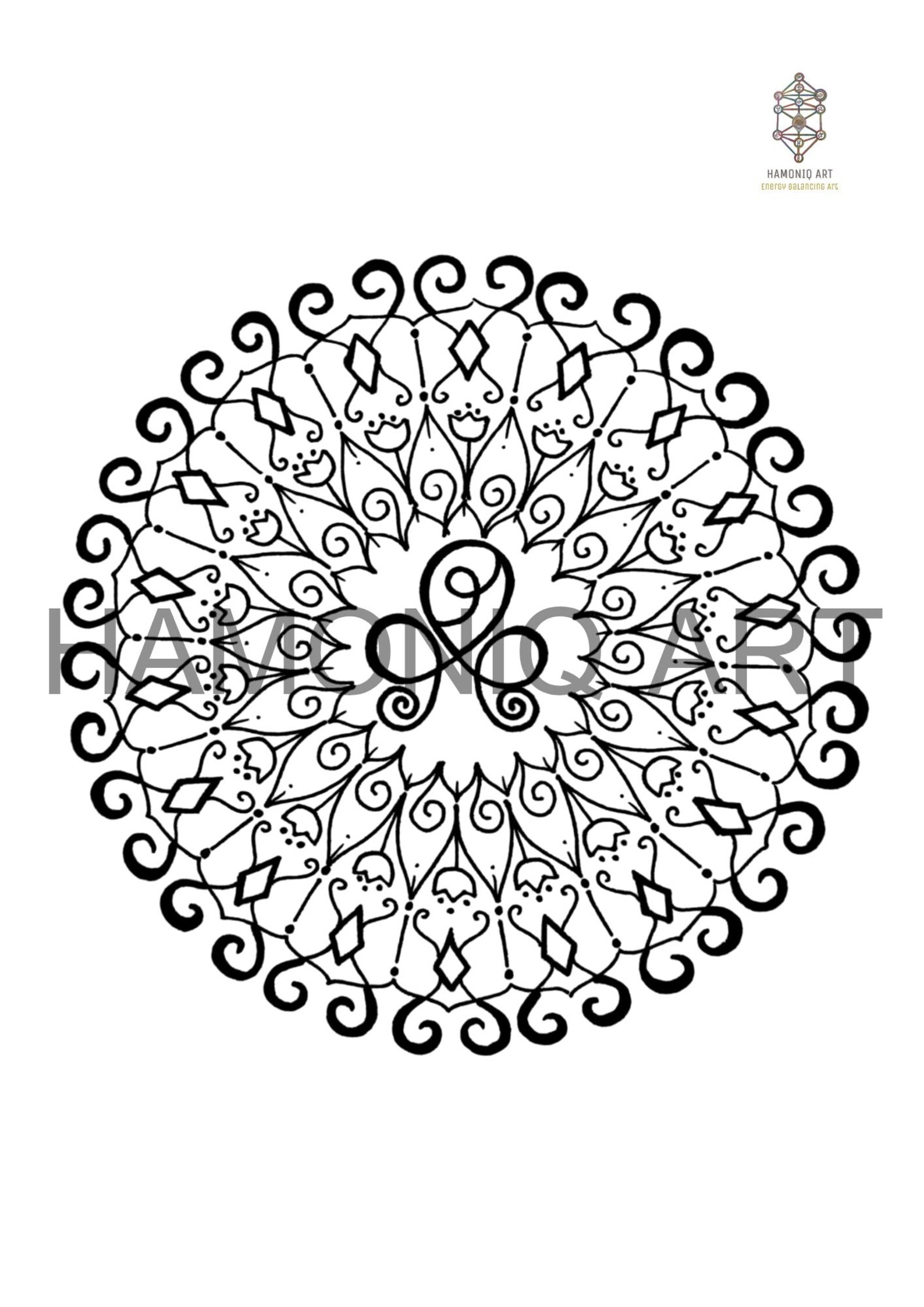 22 Unique Mandala Coloring Pages for Mindfulness. Energy Boosting ...