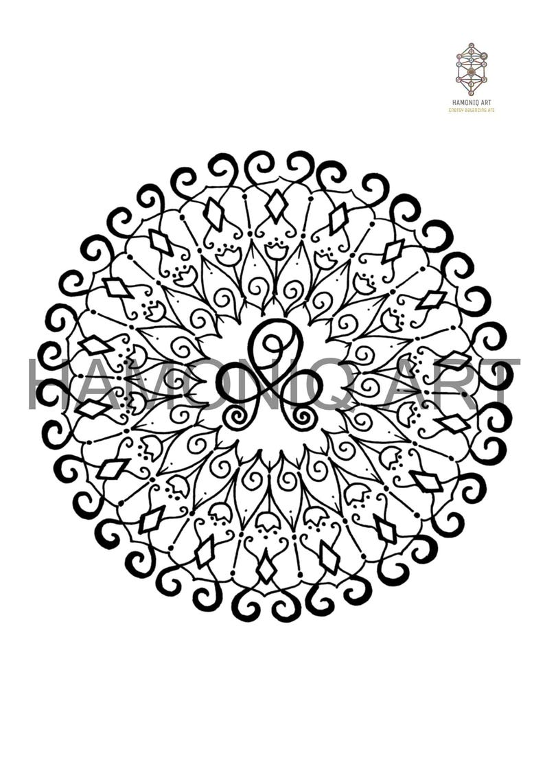 22 Unique Mandala Coloring Pages for Mindfulness. Energy Boosting ...