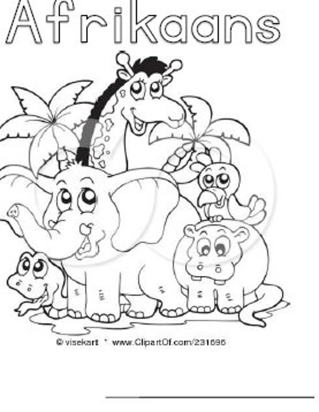 Afrikaans Woorde Workbook - Etsy UK