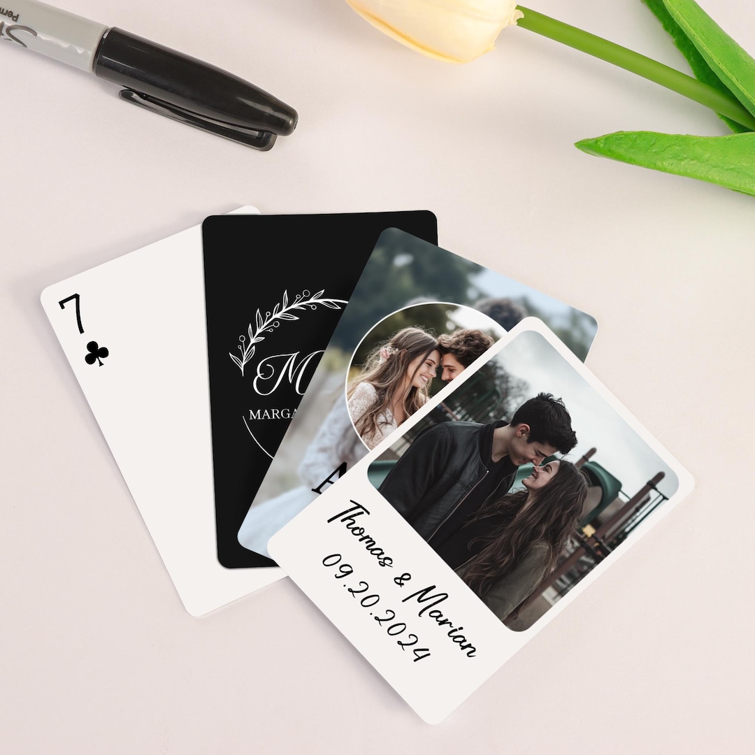 Custom Playing Cards, Deck of Custom Playing Cards With Photos ...