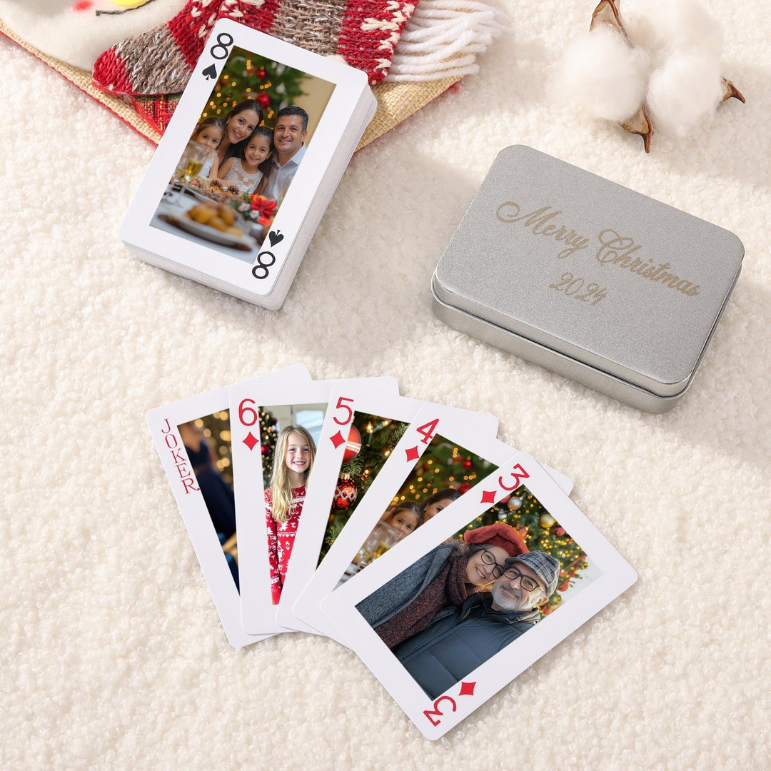 Custom Personalized Playing Cards With Personalized Box, Deck of Game ...