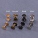 5 Sets Brass Belt Screw Stud, Brass Chicago Screws, Leather Rivets ...