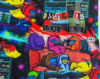 Among Us Fabric | Etsy