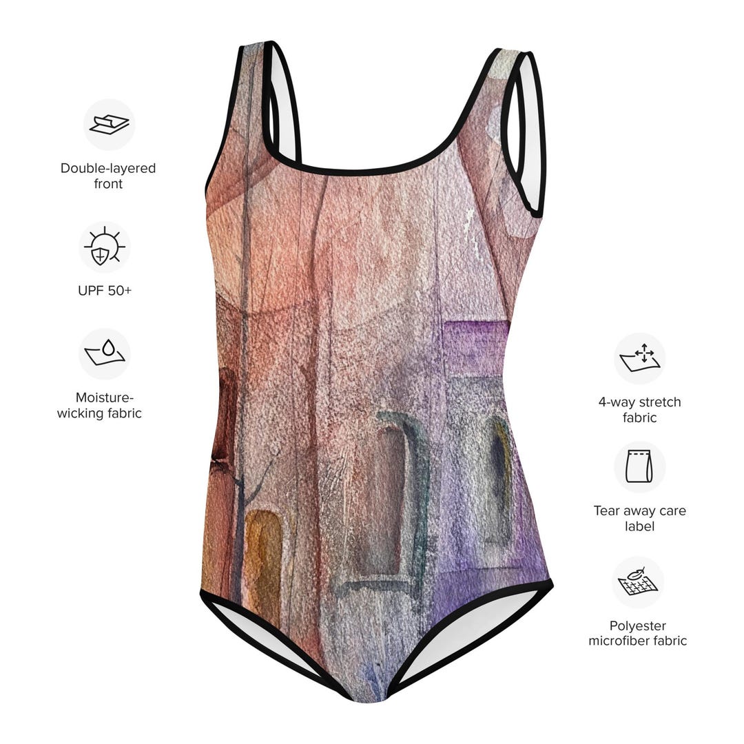Youth Swimsuit With Unique Design - Etsy