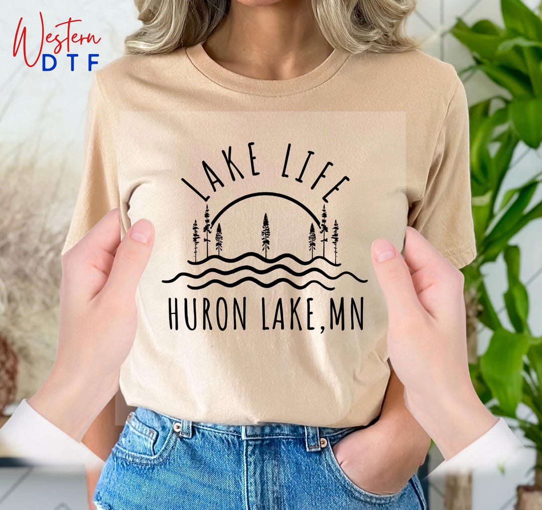 Custom Lake Life Iron-on Transfer, Huron Lake Decal - Etsy