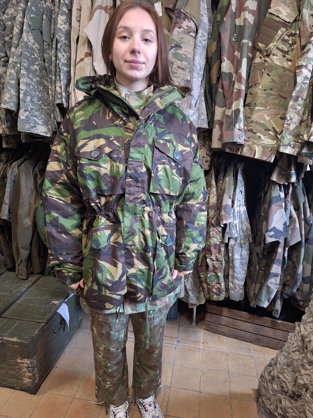 British Arctic Smock With Hood Windproof Isseud DPM Camouflage 170/112 ...