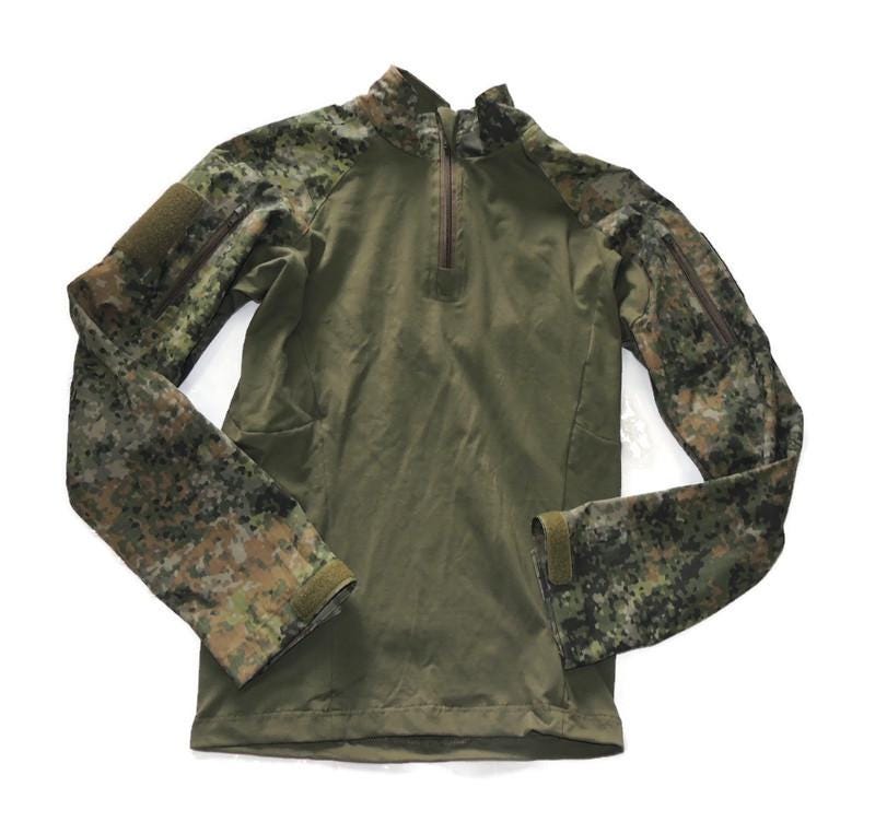 Dutch NFP Green Camo Combat Shirt Ripstop Large - Etsy
