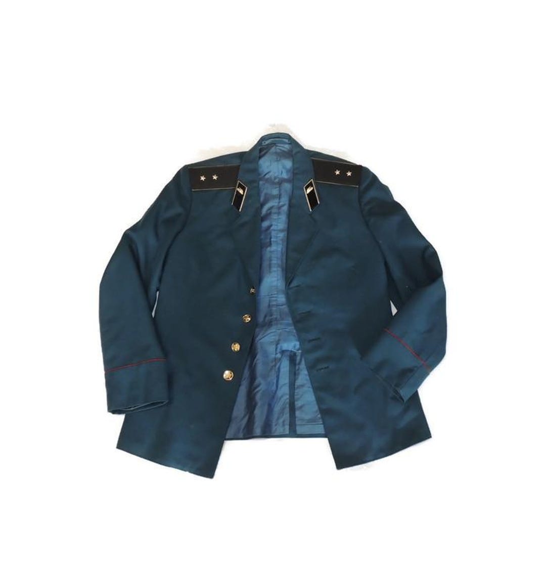Vintage Russias Red Army Soviet Tanker Jacket With Insignia 80s CCCP ...