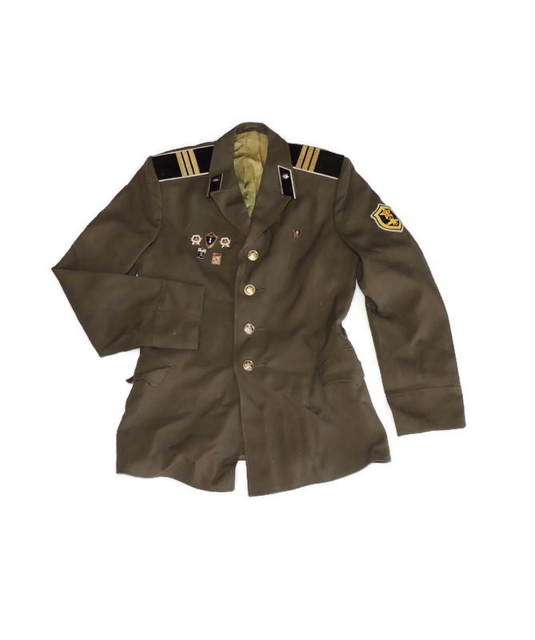 Original Red Army CCCP USSR Communist Jacket With Insignia and Tabs ...