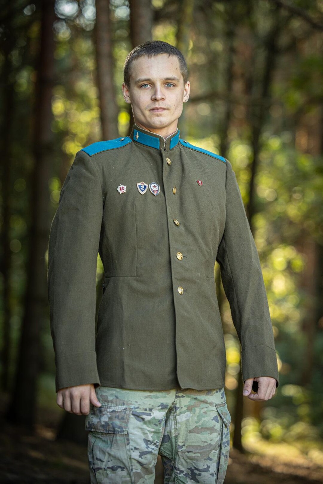 Vintage Russias Red Army Soviet Pilot Jacket With Insignia 60s CCCP ...