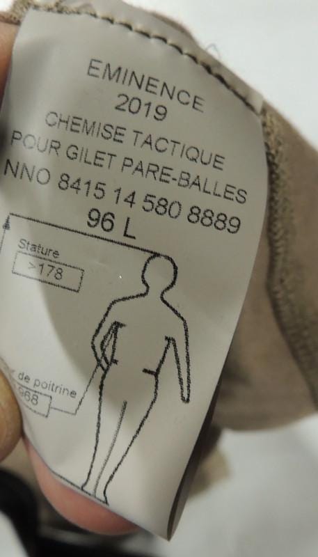 French Army Desert Combat Shirt Ubacs CCE Arid Version 96L Issued - Etsy