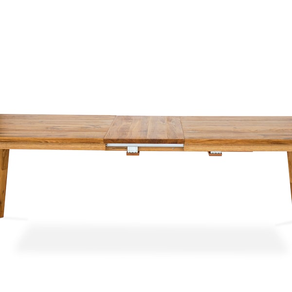 Solid Wood Extendable Table - Etsy