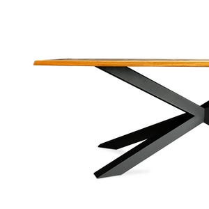 SPIDER Table Made of Solid Oak Wood, With Spider-shaped Metal Legs ...