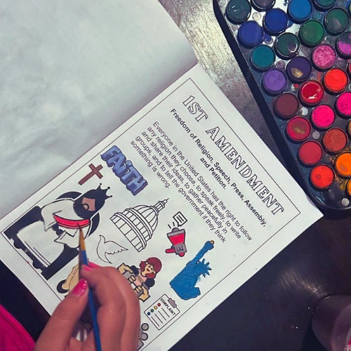 Bill of Rights Coloring Book for Kids - Fun and Easy Learning! - Etsy