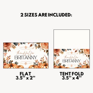 Printable Thanksgiving Name Card Template Editable Thanksgiving Place ...
