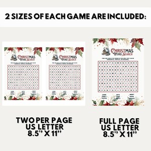 Christmas Game Bundle Printable Christmas Classroom Activities Fun ...