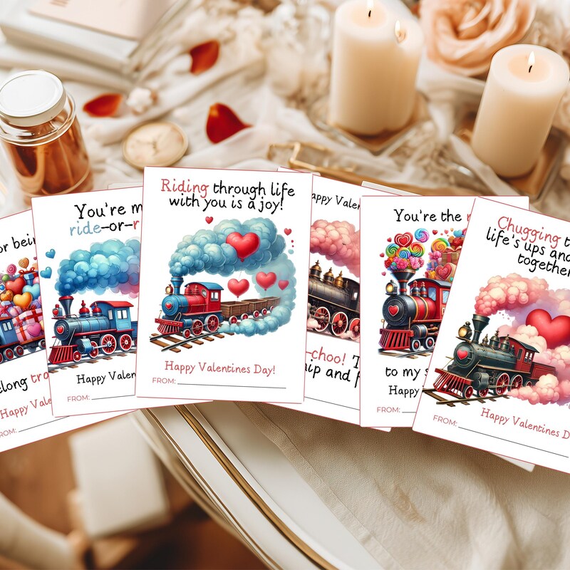 Train Valentine - Etsy