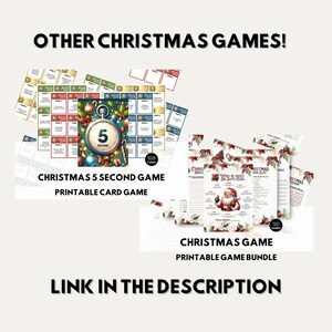 Christmas Game Bundle Printable Christmas Classroom Activities Fun ...