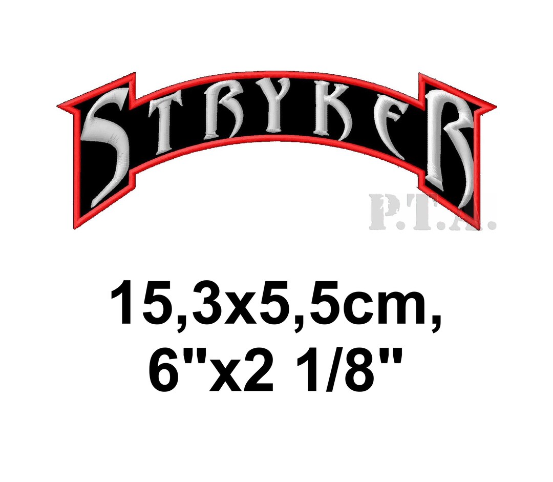 Patch termocolante Stryker Rocker S para motocicleta, presente para fãs ...