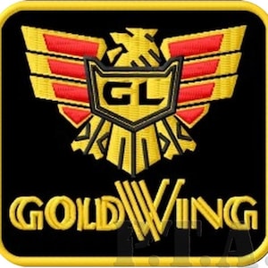 Gold Wing Iron-on PATCH Set Aufnäher Parche Brodé Patche Toppa for Fans ...