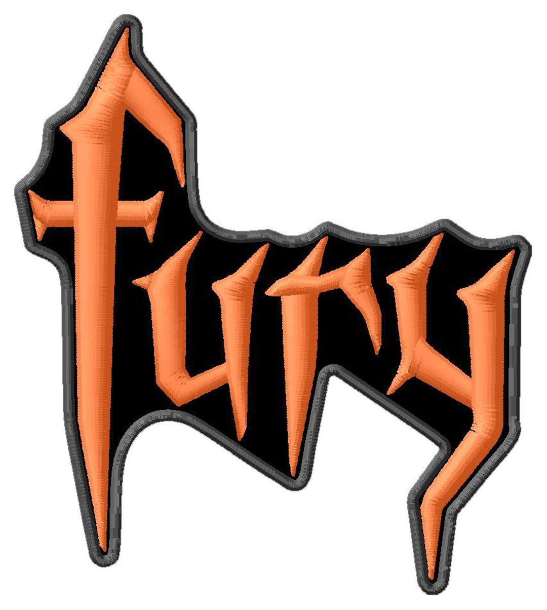 Individual Order - Set of 4 Fury Patches Orange Color - Etsy