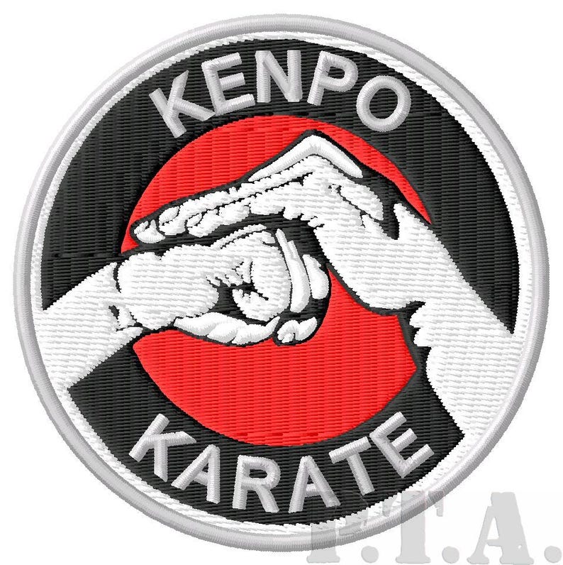 Patch termocolante de Karatê Kenpo - Patches para kimono de artes ...