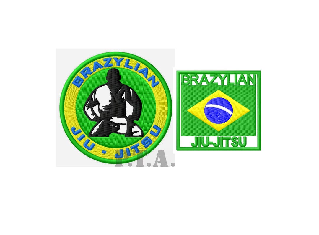 Brazilian Jiu-jitsu Iron-on Patch - Martial Arts Kimono Patches - Etsy