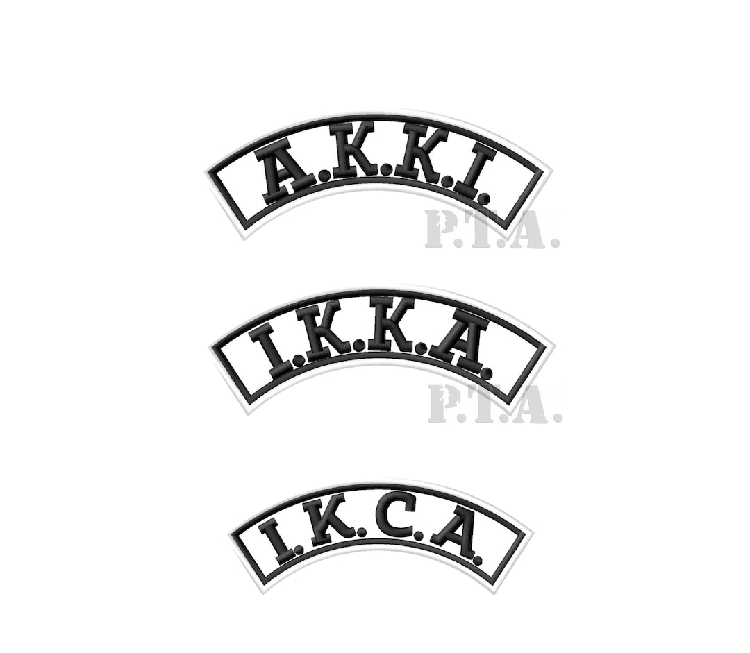 Karate Kenpo AKKI IKKA IKCA Iron-on Patch - Etsy