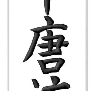 Patch de passar a ferro Karate Chito-Ryu Kanji - Etsy Portugal