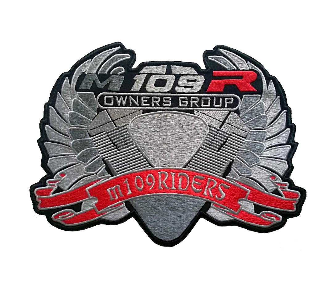 M109R Owners Group Embroidered Iron-on Patch: Suzuki Boulevard Riders ...