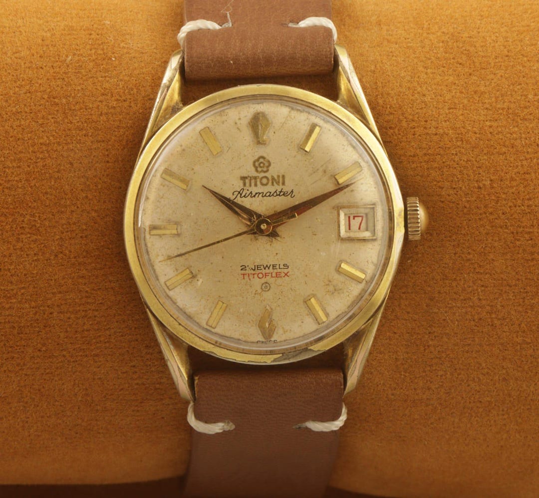 Vintage Titoni Airmaster Winding Men's Working Wrist Watch Original ...