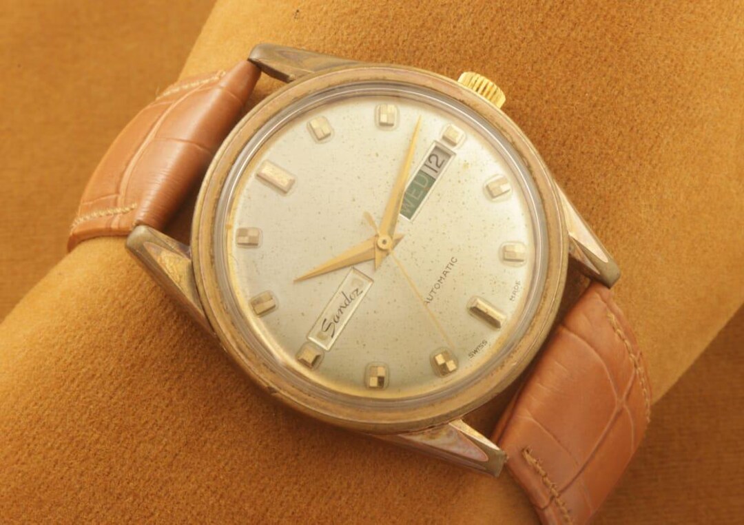 Vintage Sandoz Automatic Men's Working Wrist Watch Original Serviced ...