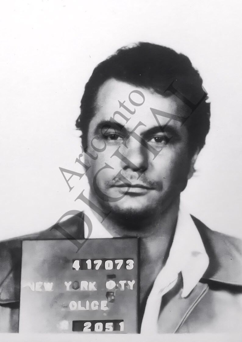 John Gotti, Gangster Mugshot, Godfather, Mafia, Mobster, Criminal ...