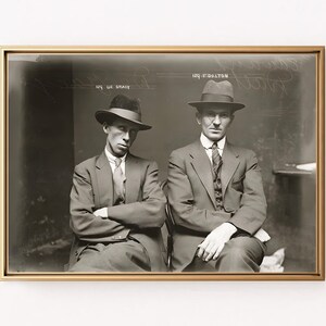 Vintage Australian Gangster, Digital Download, 1920s, Historical Noir ...