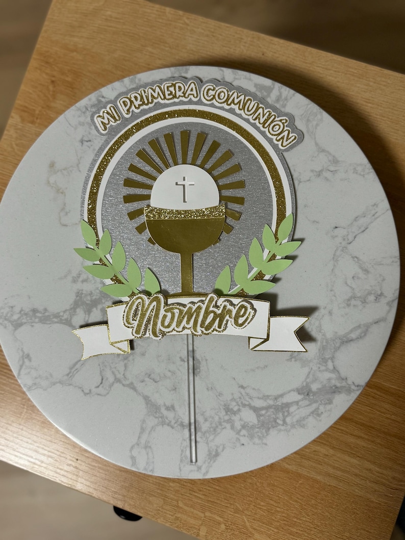 Cake Topper Primera Comunion - Etsy
