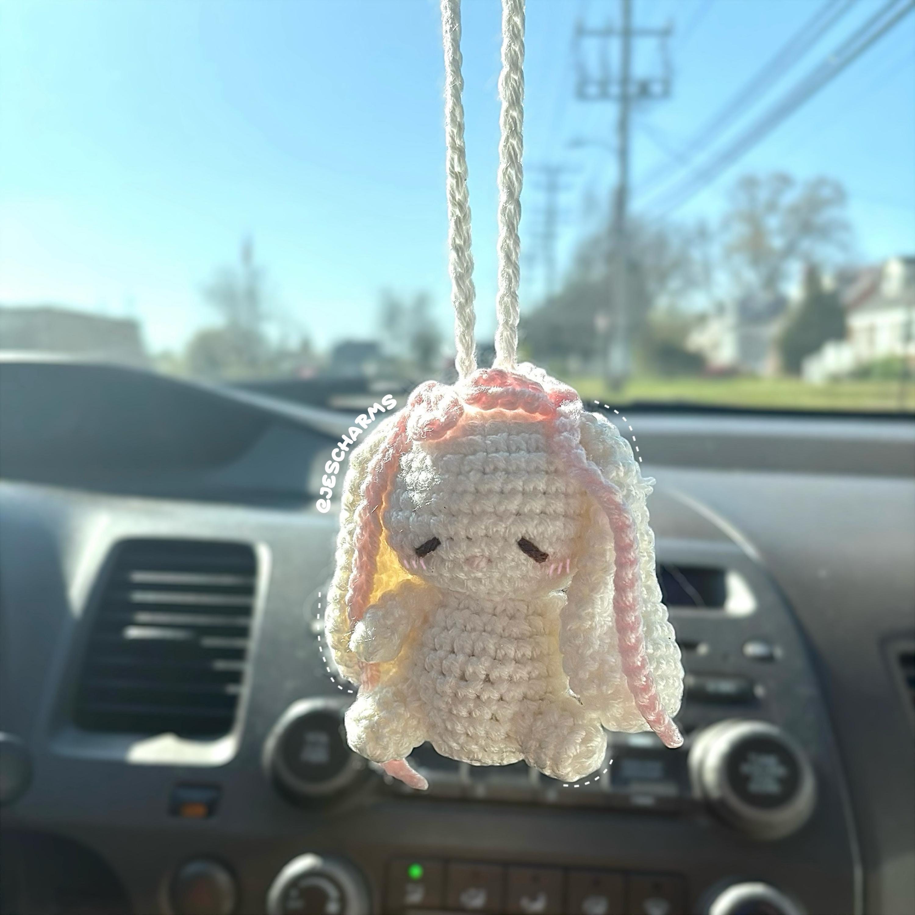 Crochet Bunny Keychain - Etsy