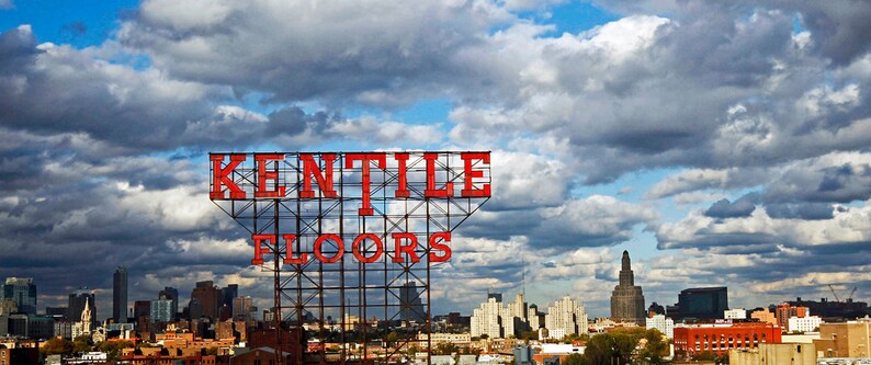 Kentile Floors Brooklyn Sign Men's Tee in Grey - Etsy