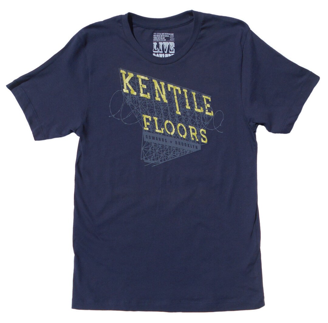 Kentile Floors Brooklyn Sign Men's T Shirt in Navy Blue - Etsy