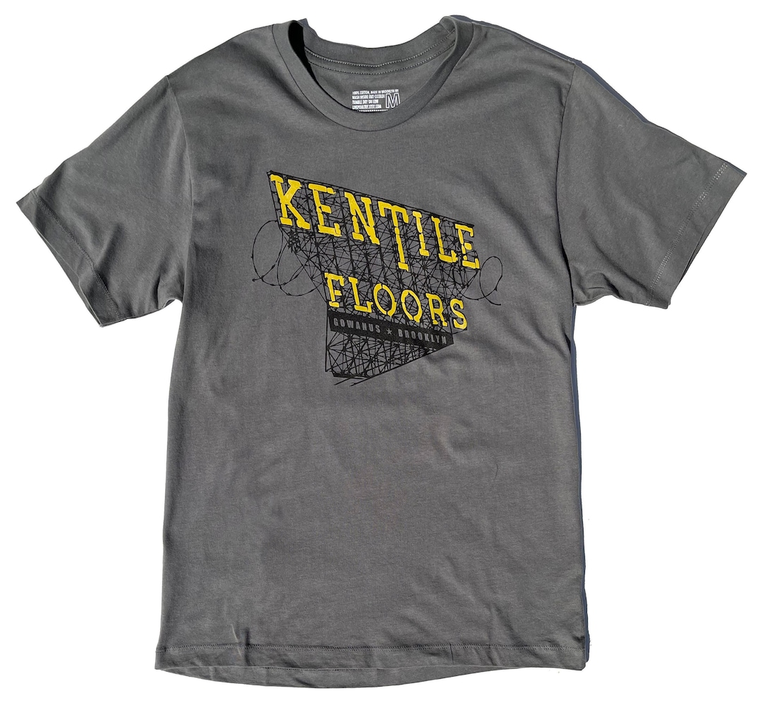 Kentile Floors Brooklyn Sign Men's Tee in Grey M - Etsy