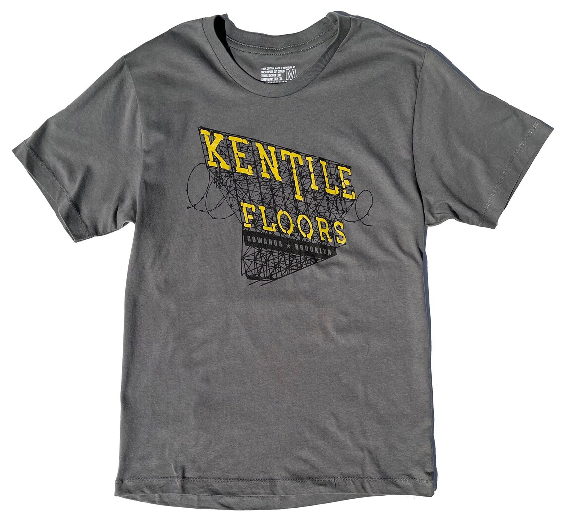 Kentile Floors Brooklyn Sign Men's Tee in Grey M - Etsy