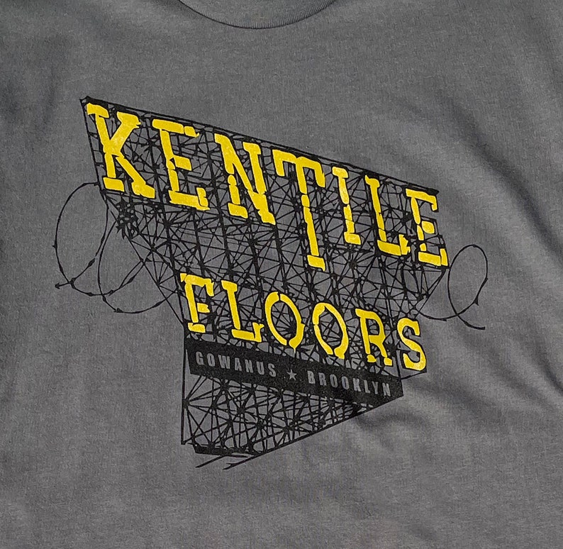 Kentile Floors Brooklyn Sign Men's Tee in Grey M - Etsy