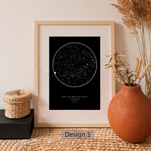 Star Map Custom Star Map Birth Custom Star Map Birthday Star Map ...
